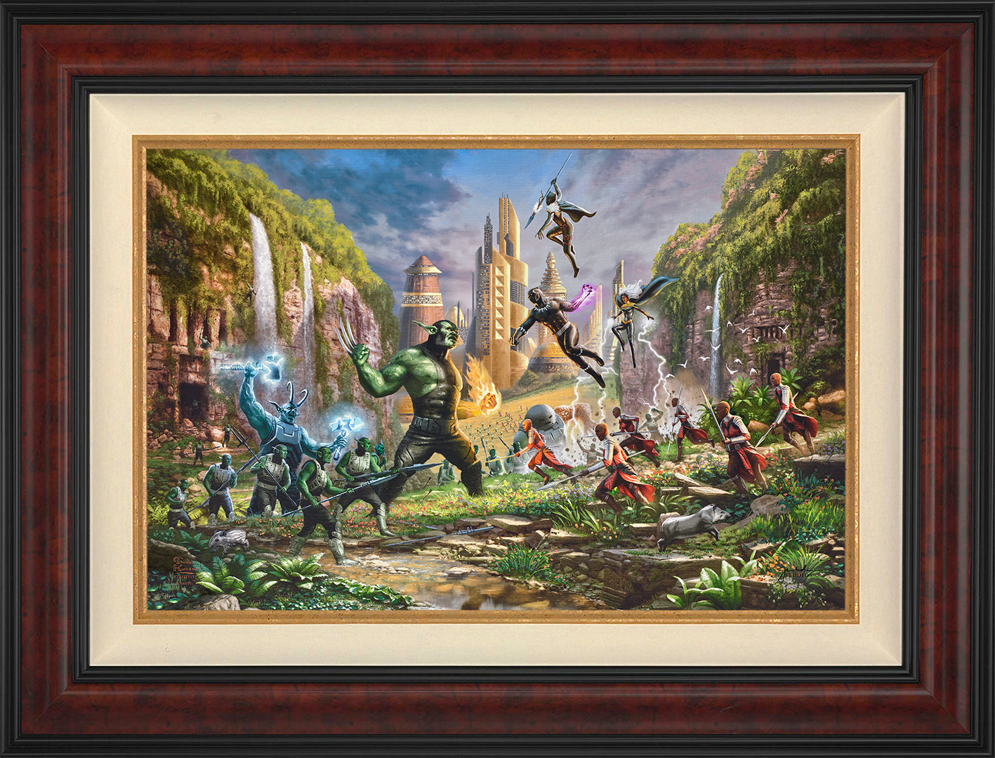 Battle for Wakanda Wall Art by Thomas Kinkade Studios – Art Brand Studios