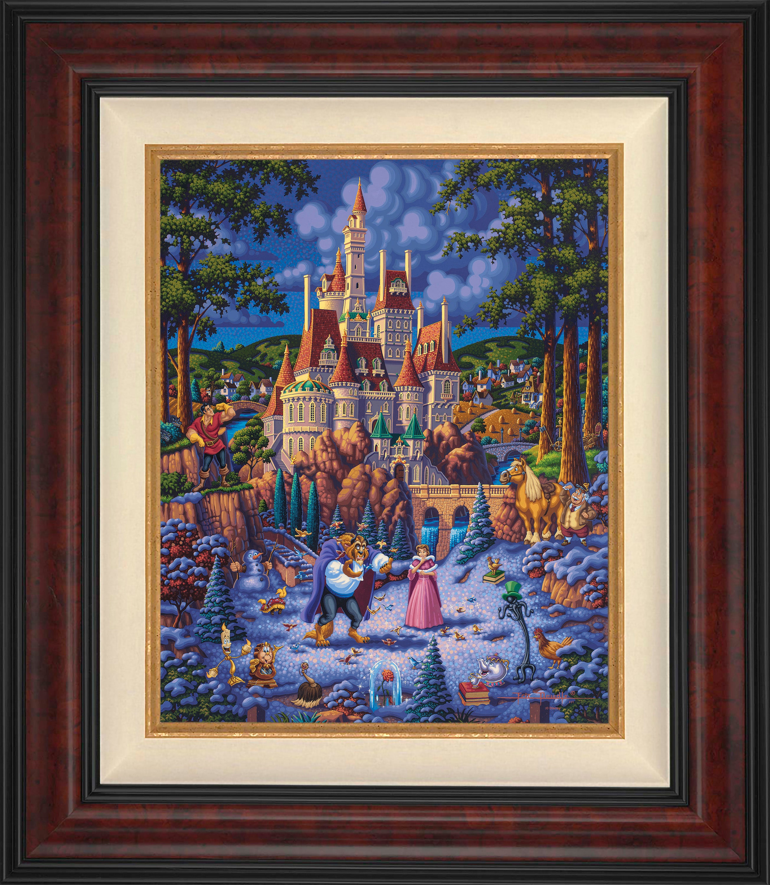 Beauty and the Beast Finding Love Wall Art by Eric Dowdle – Art Brand ...